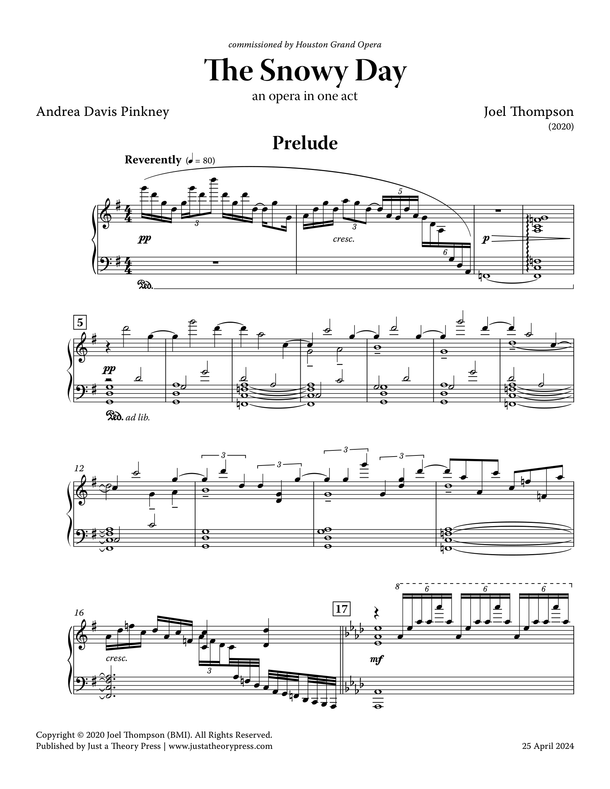 Thompson: The Snowy Day – Just a Theory Press